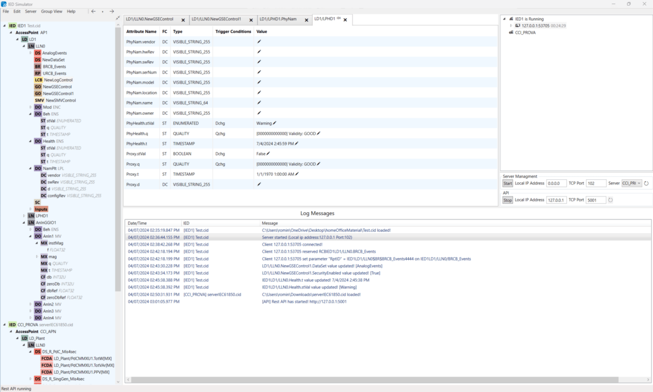 IEC 61850 Server Simulator | MZ Automation GmbH